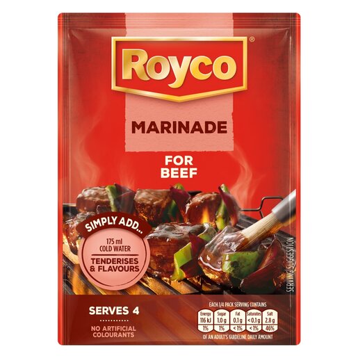 Royco - Marinade Beef Packet 4 x serves 48g (BB 16/07/2026) – Purchaxe ...
